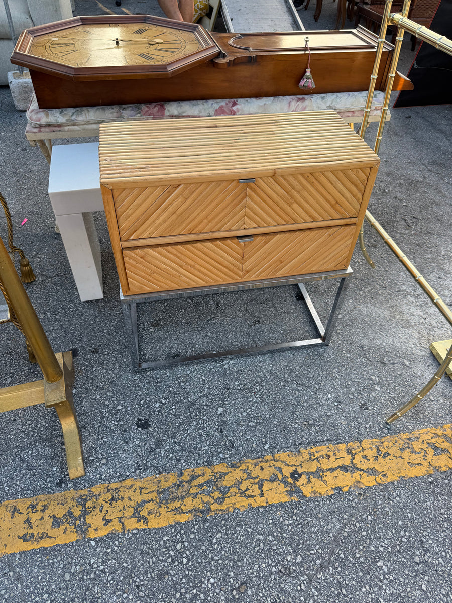Milo Baughman bamboo side table – Jasper Kane Designs