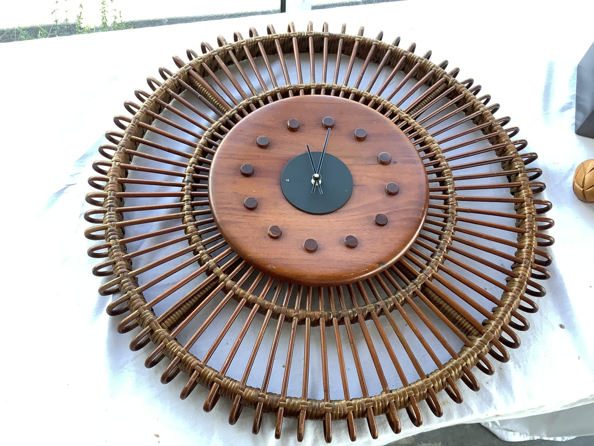 Rattan Clock – Jasper Kane Designs