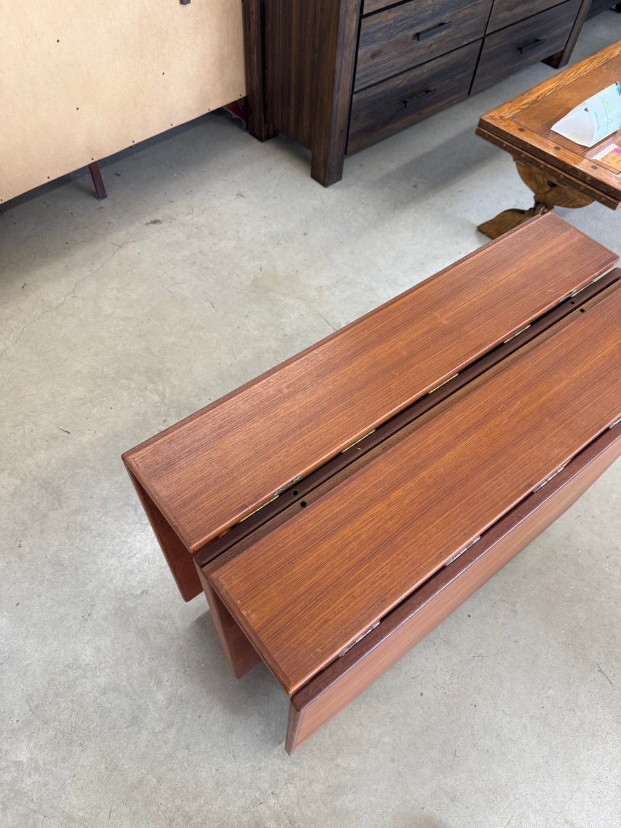 Rare Danish teak double flip up table – Jasper Kane Designs