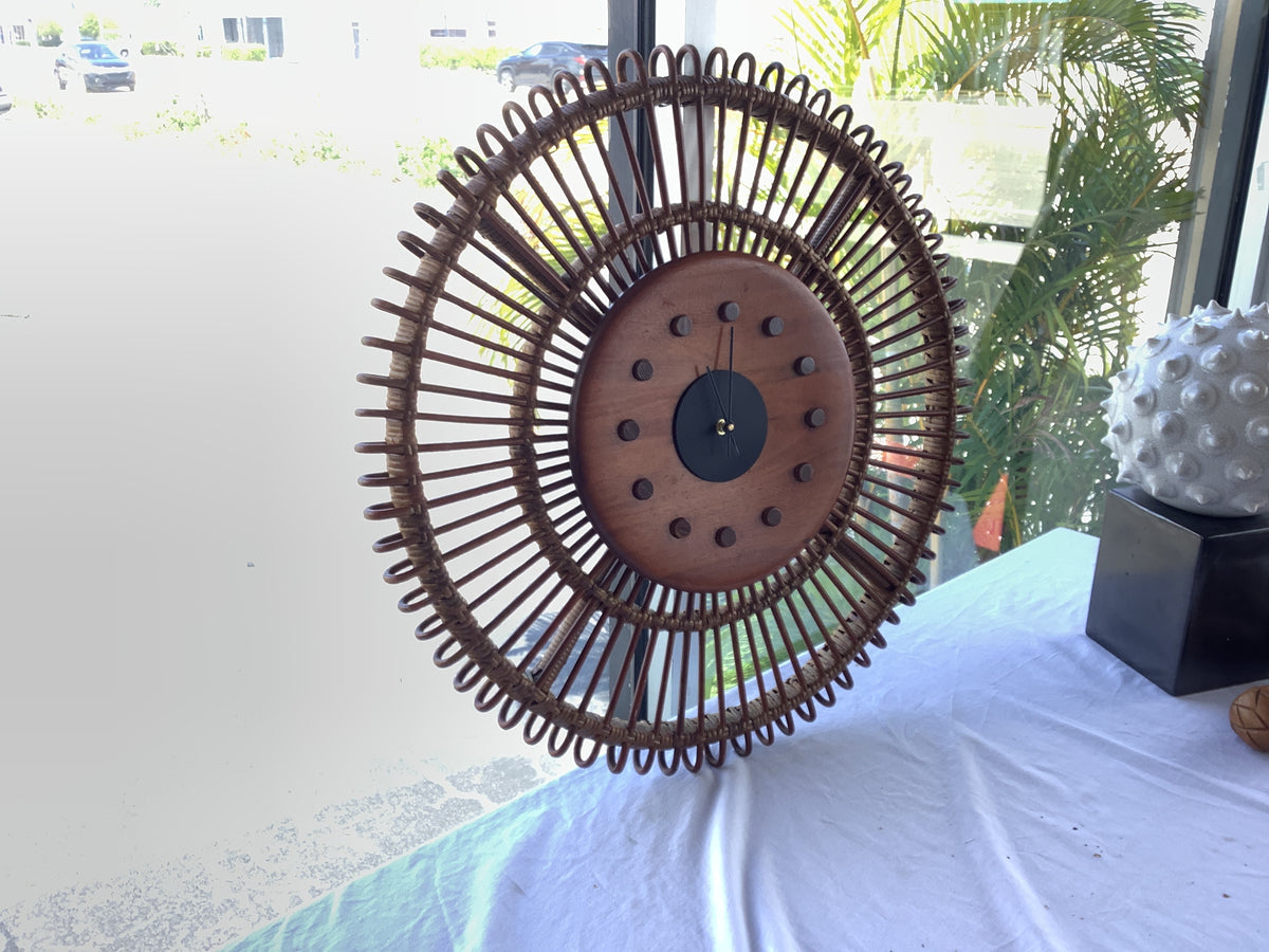 Rattan Clock – Jasper Kane Designs