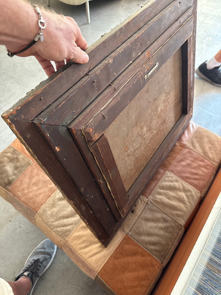 Antique painting of Harbor – Jasper Kane Designs