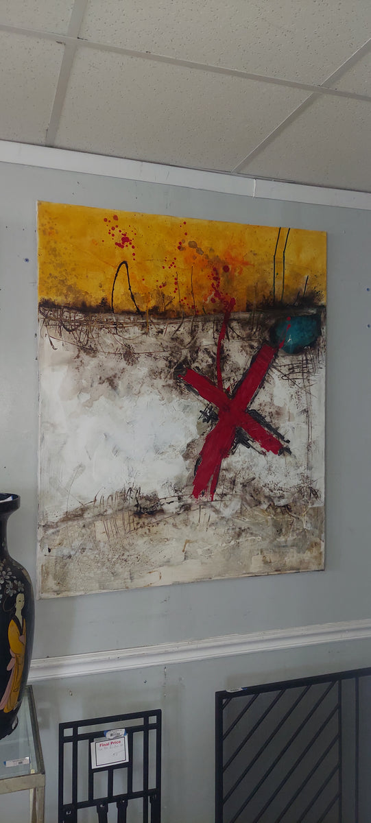 Modern Unframed X mark art – Jasper Kane Designs